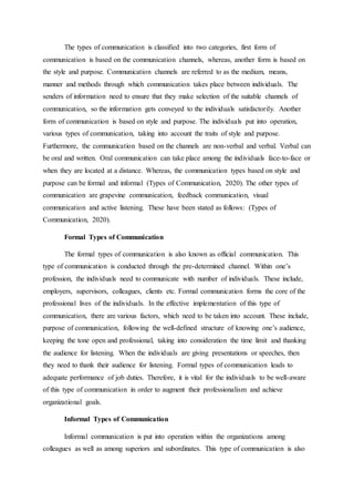 Types of Communication | PDF