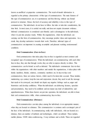 Types of Communication | PDF