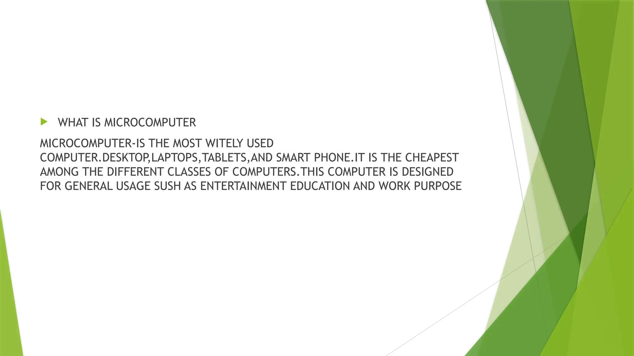 THE TYPES OF COMPUTERS..ppt presentation | PPT