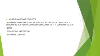THE TYPES OF COMPUTERS..ppt presentation | PPTX