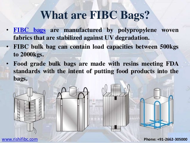 The Types of FIBC Manufactured by Rishi FIBC