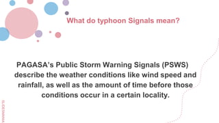 The typhoon country & psws | PPT