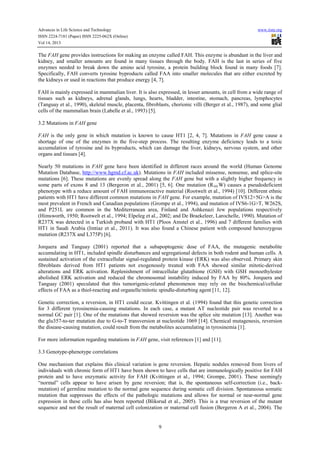 The tyrosinemia type i | PDF