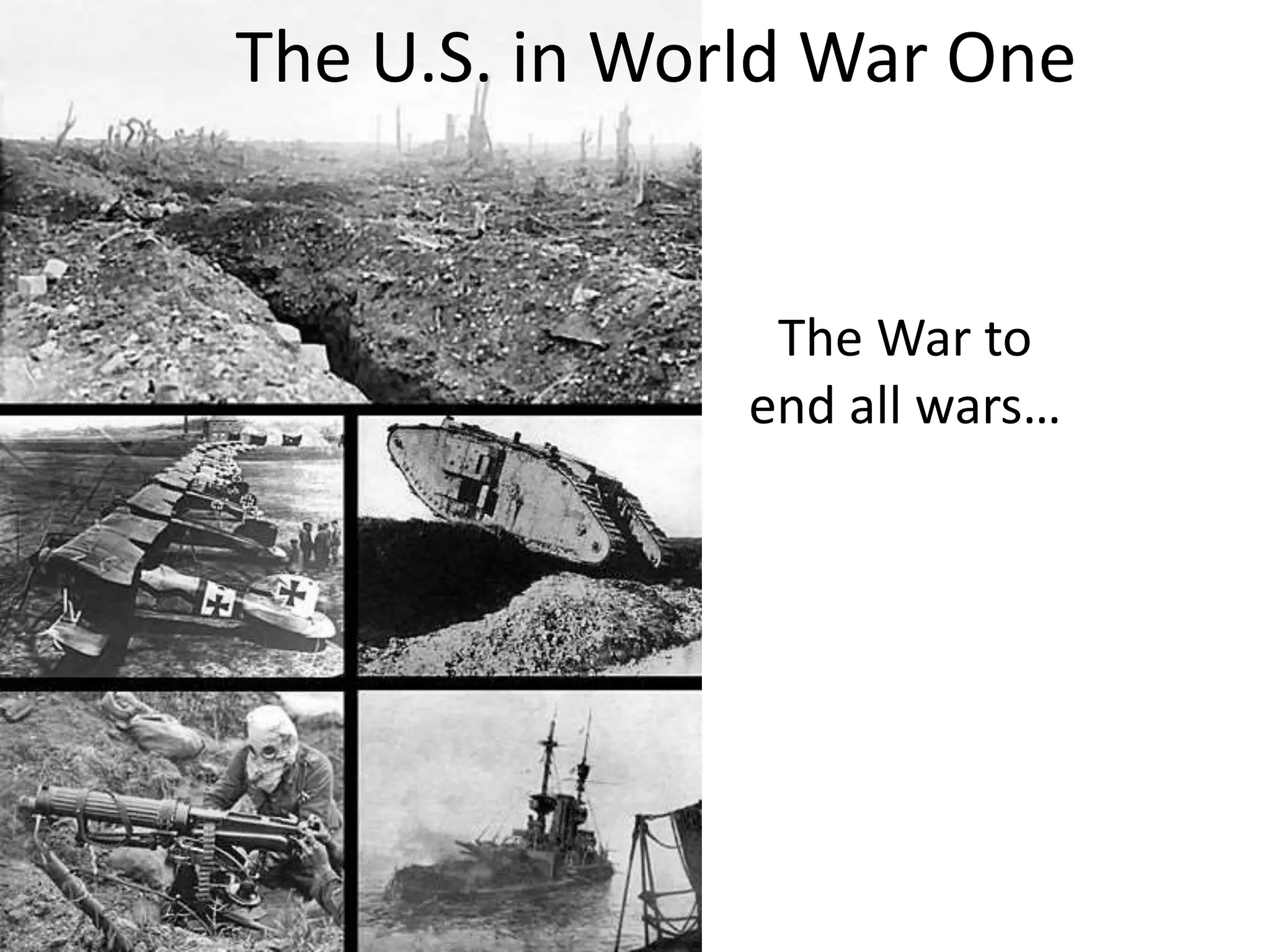 The u.s. in world war i | PPTX