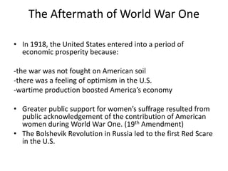 The u.s. in world war i | PPTX