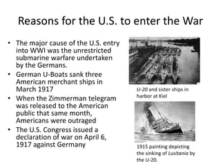 The u.s. in world war i | PPT
