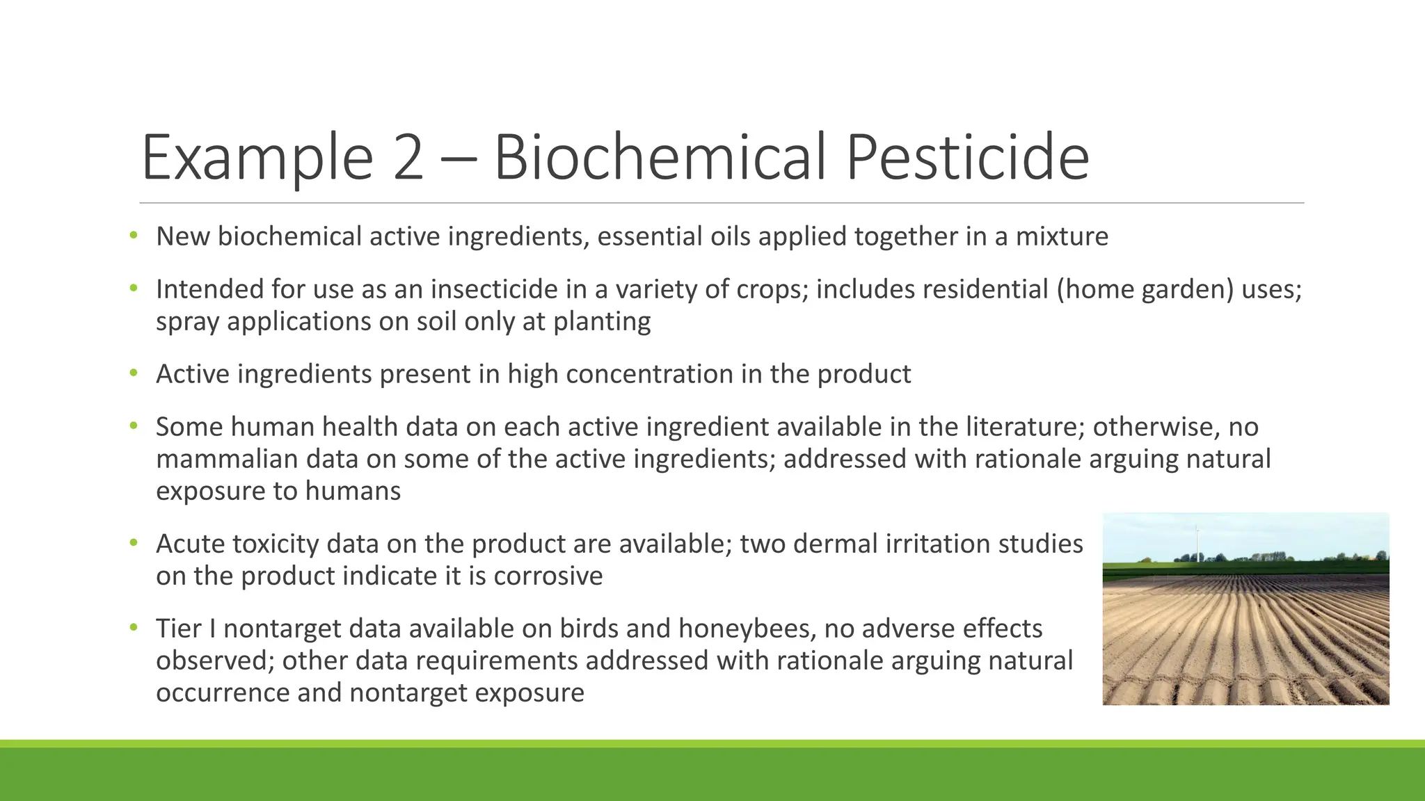 The U.S. Perspective on Problem Formulation for Biopesticides: Shannon ...