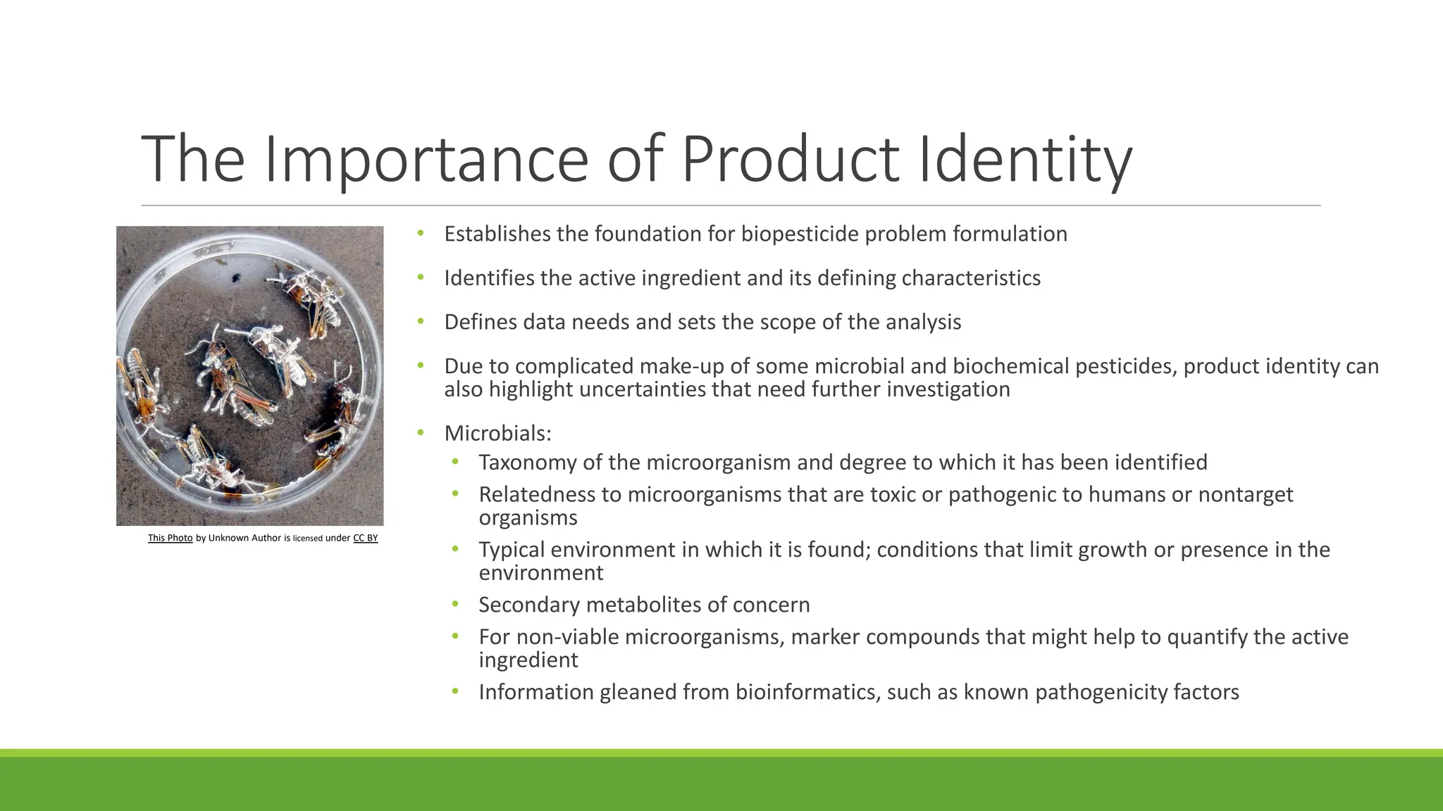 The U.S. Perspective on Problem Formulation for Biopesticides: Shannon ...