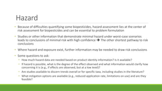 The U.S. Perspective on Problem Formulation for Biopesticides: Shannon ...