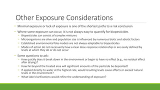 The U.S. Perspective on Problem Formulation for Biopesticides: Shannon ...