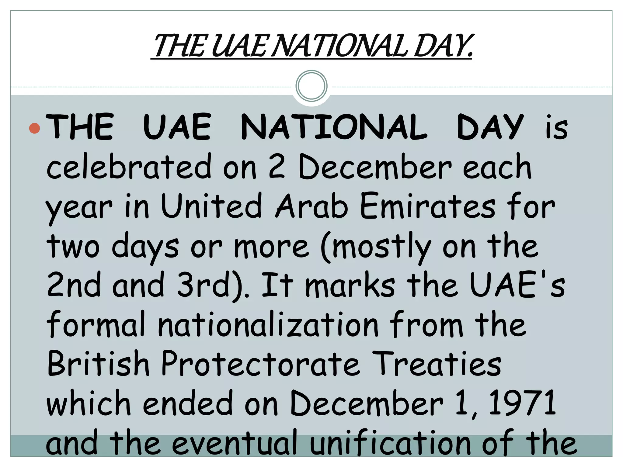 The uae national day | PPTX