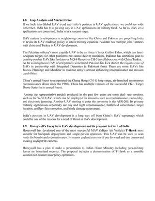 The uav applications in india and global trend technology | PDF ...