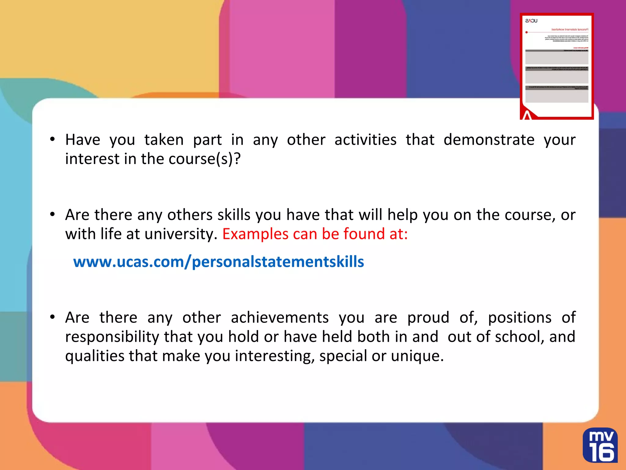 The ucas application form | PPT