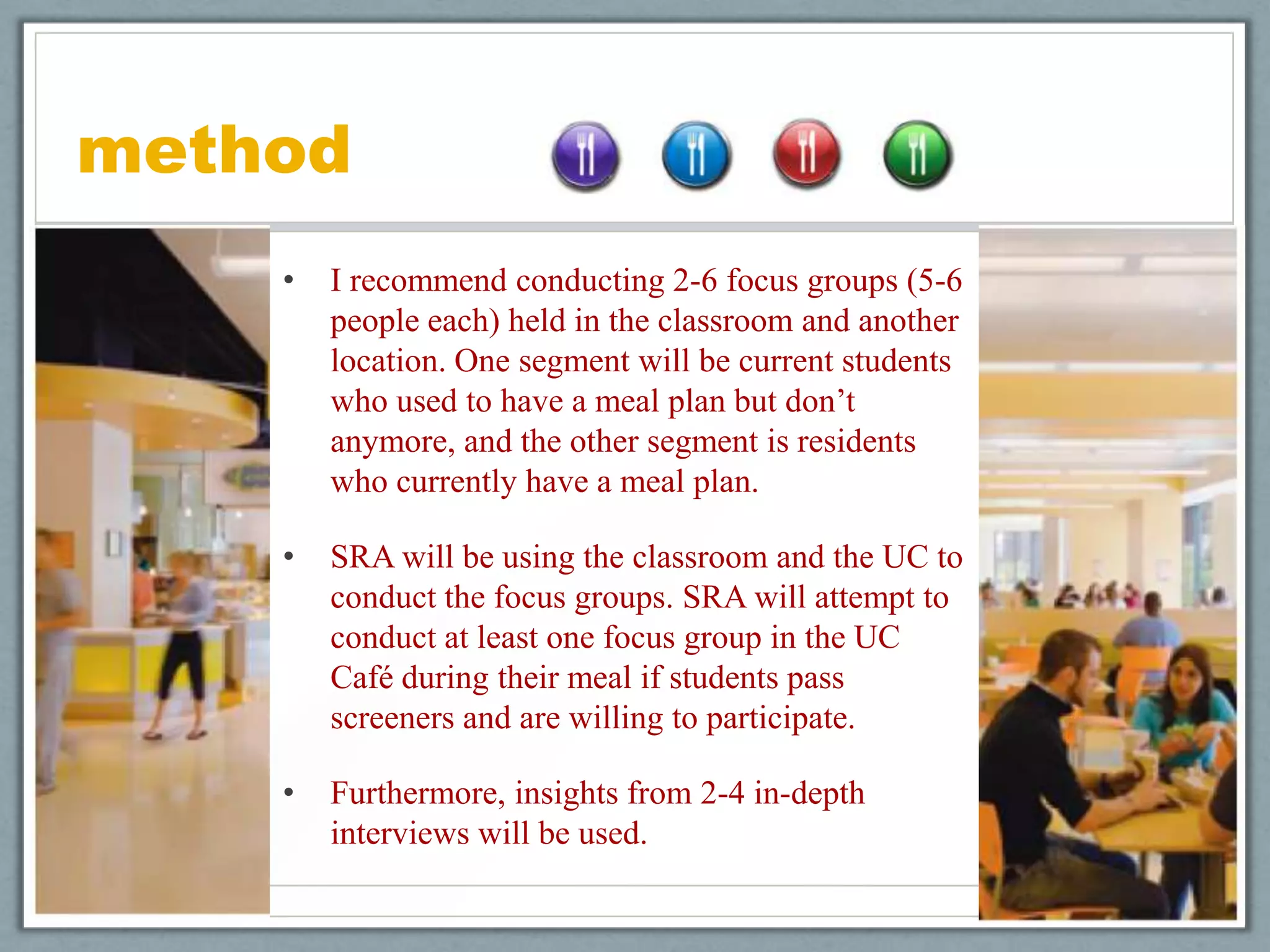 The uc cafeteria proposal | PPTX