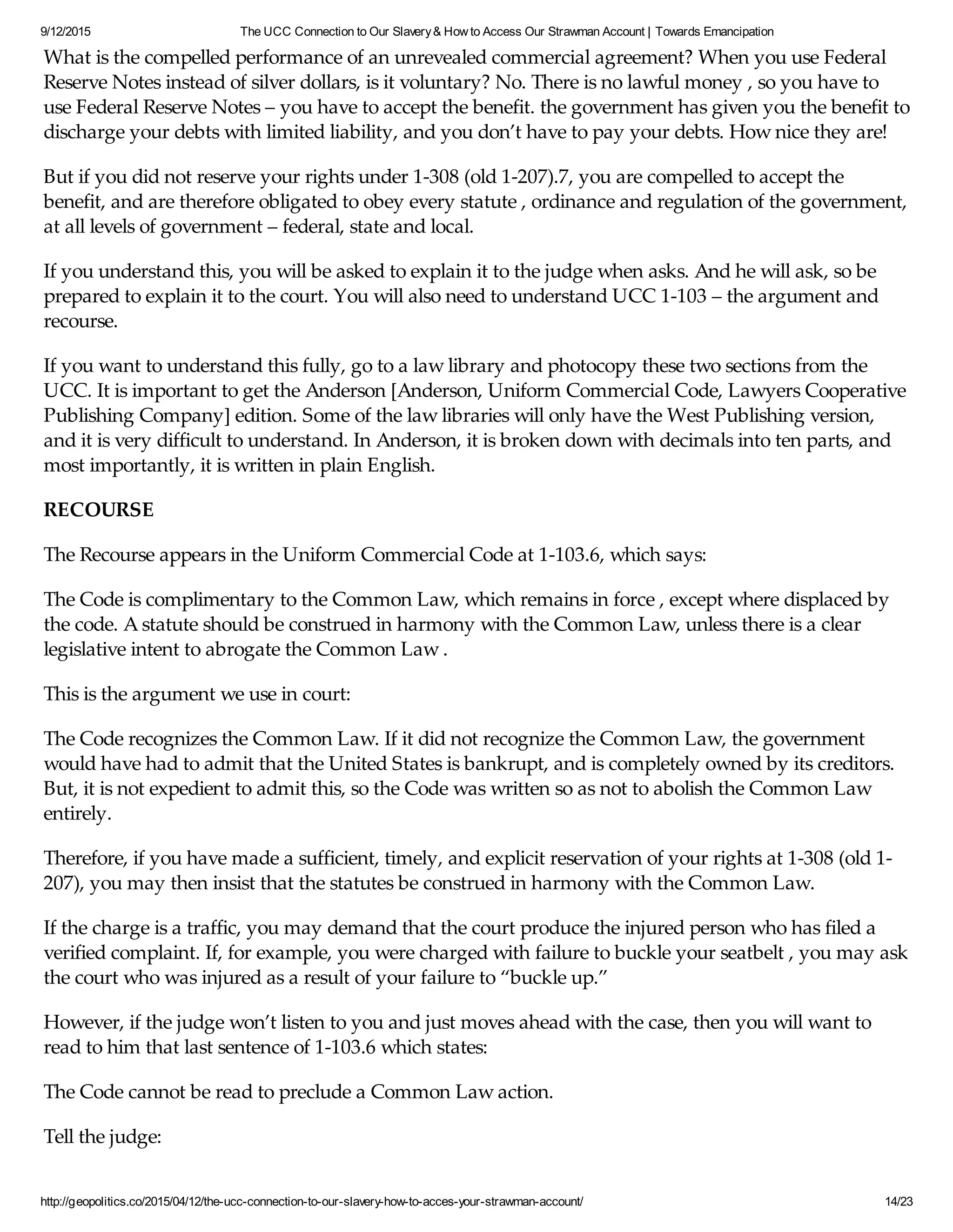 The UCC Connection to Slavery | PDF
