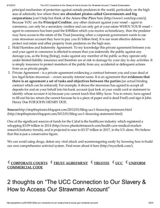 The UCC Connection to Slavery | PDF