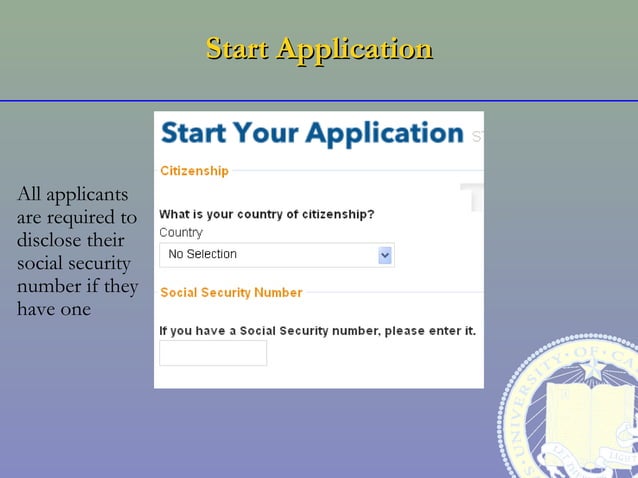 UC Transfer Application & Personal Statement | PPT
