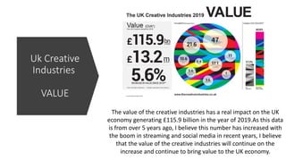 The UK Creative Industries PowerPoint.... | PPTX | Business | Business ...