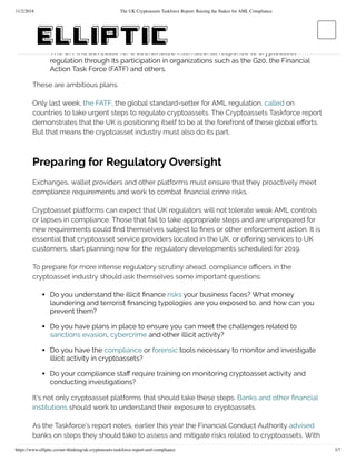 The uk cryptoassets task force report | PDF
