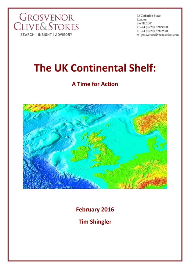 The UKCS Continental Shelf - A Time for Action | PDF