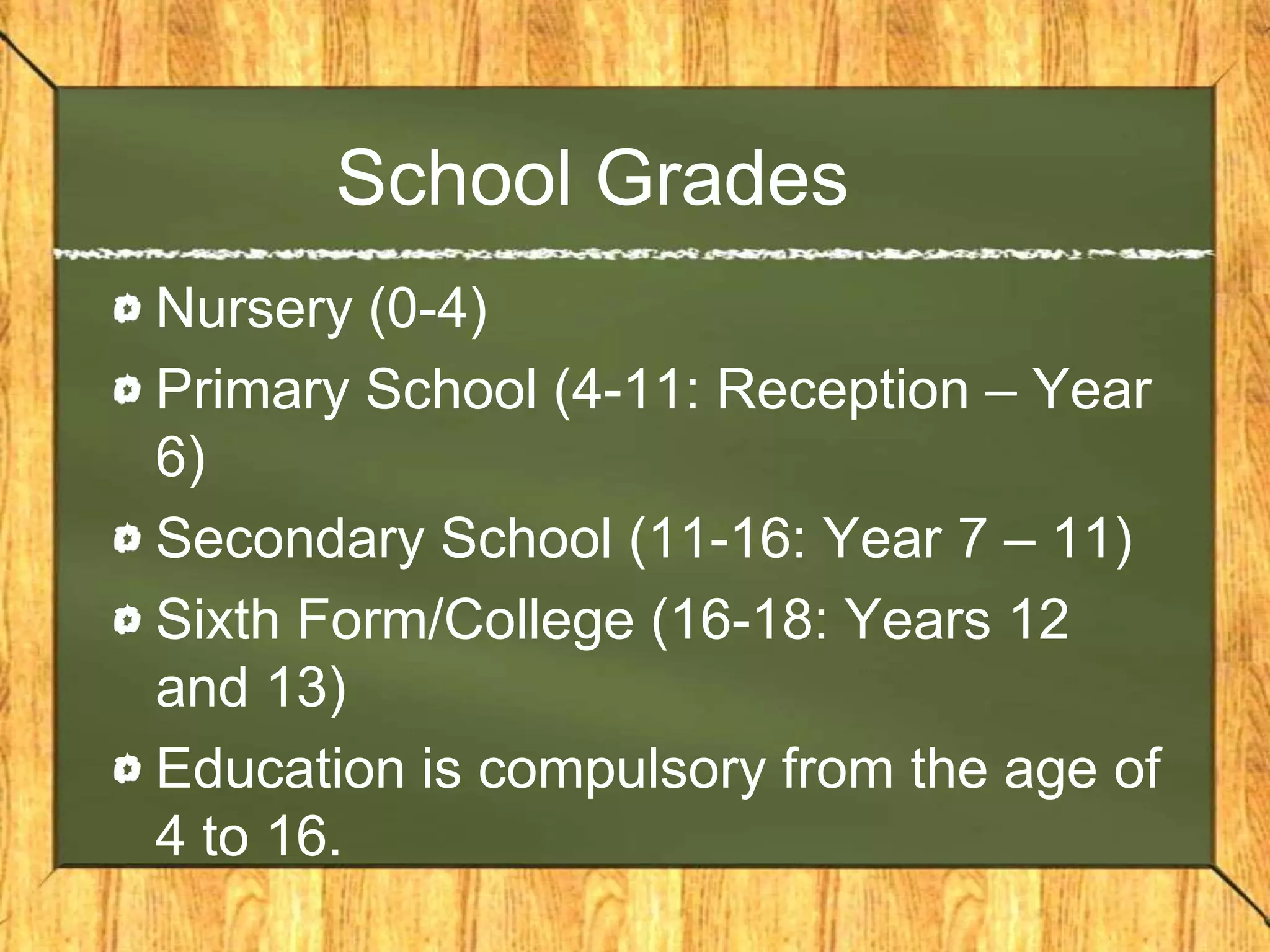 The uk education system | PPTX