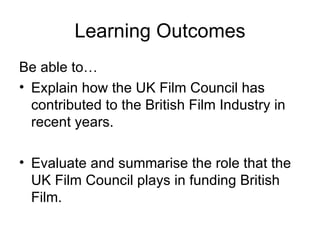 The Uk Film Council | PPT