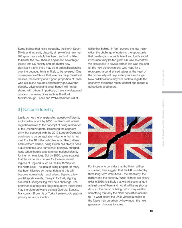 The UK in 2030 - An expert informed view on some key trends | PDF