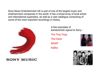 The UK’s 4 Major Record Labels | PPT