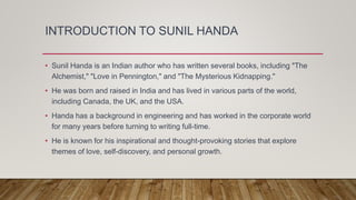 THE ULCHEMIST.pptx | Fiction | Books and Literature