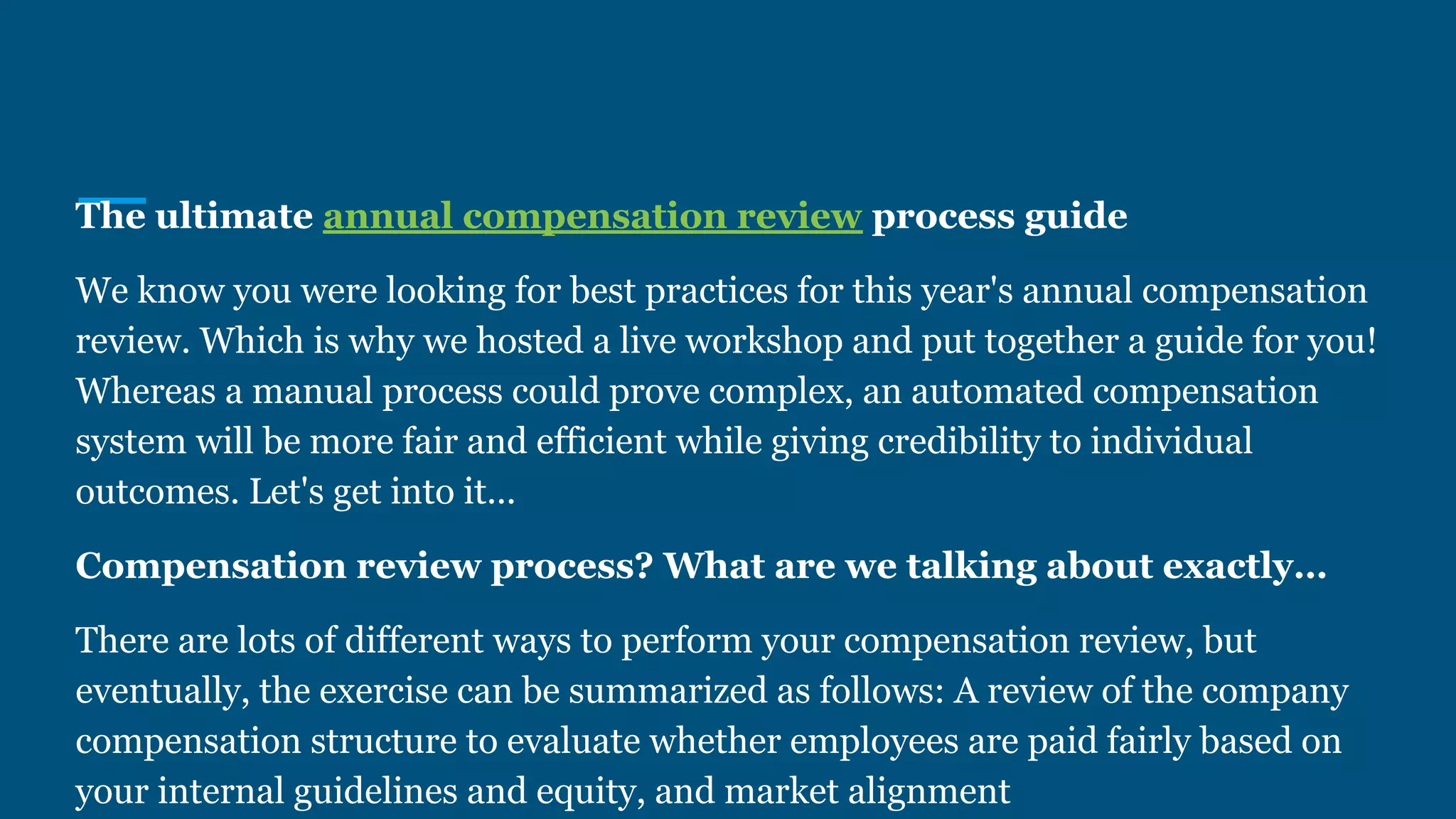 The Ultimate Annual Compensation Review Process Guide.pdf