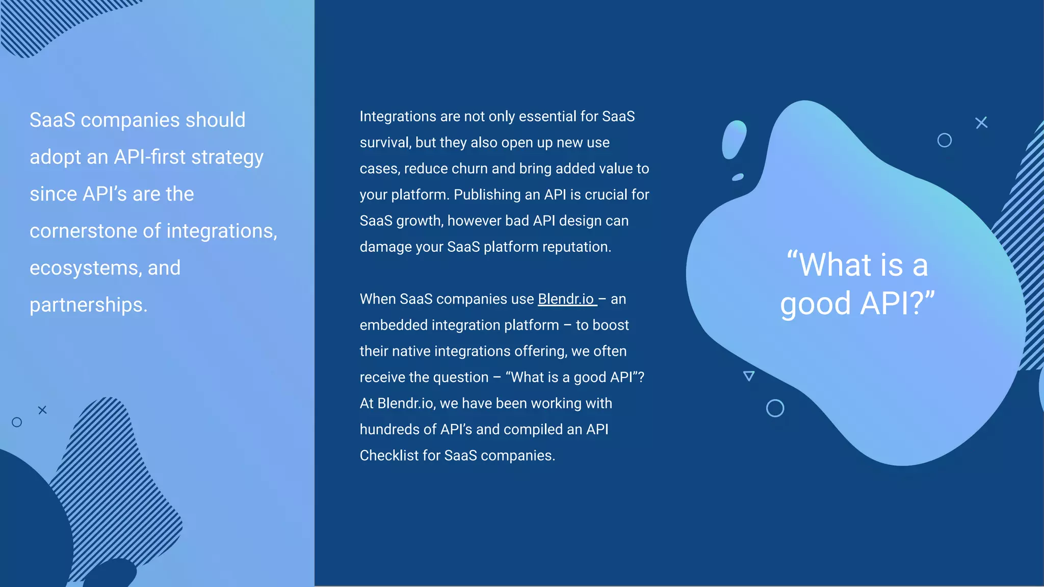 The ultimate api checklist by Blendr.io