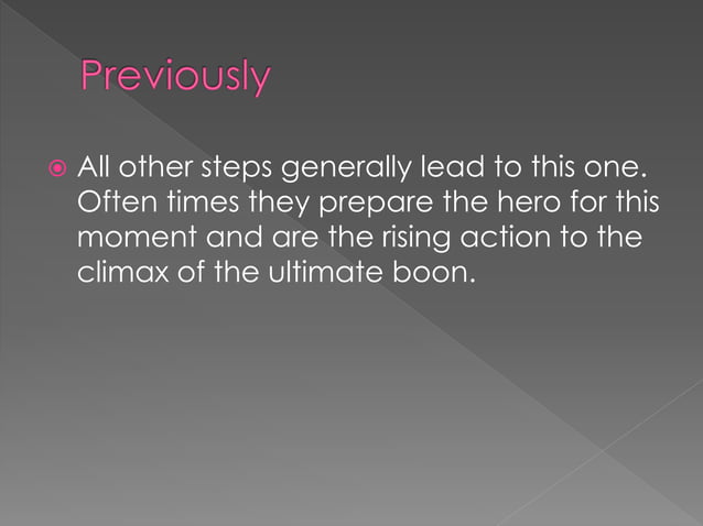 The ultimate boon | PPT