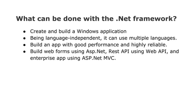 The ultimate cheat sheet on .net core, .net framework, and .net ...