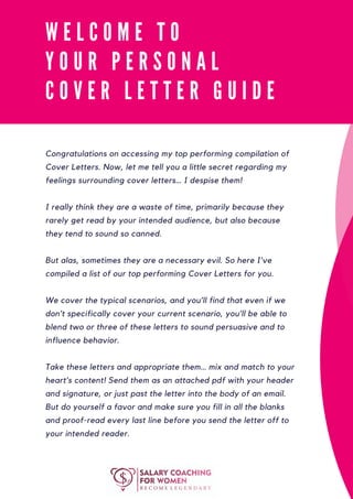 The Ultimate Cover Letter Guide | PDF