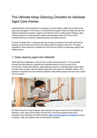 The Ultimate Deep Cleaning Checklist for Adelaide Aged Care Homes.docx