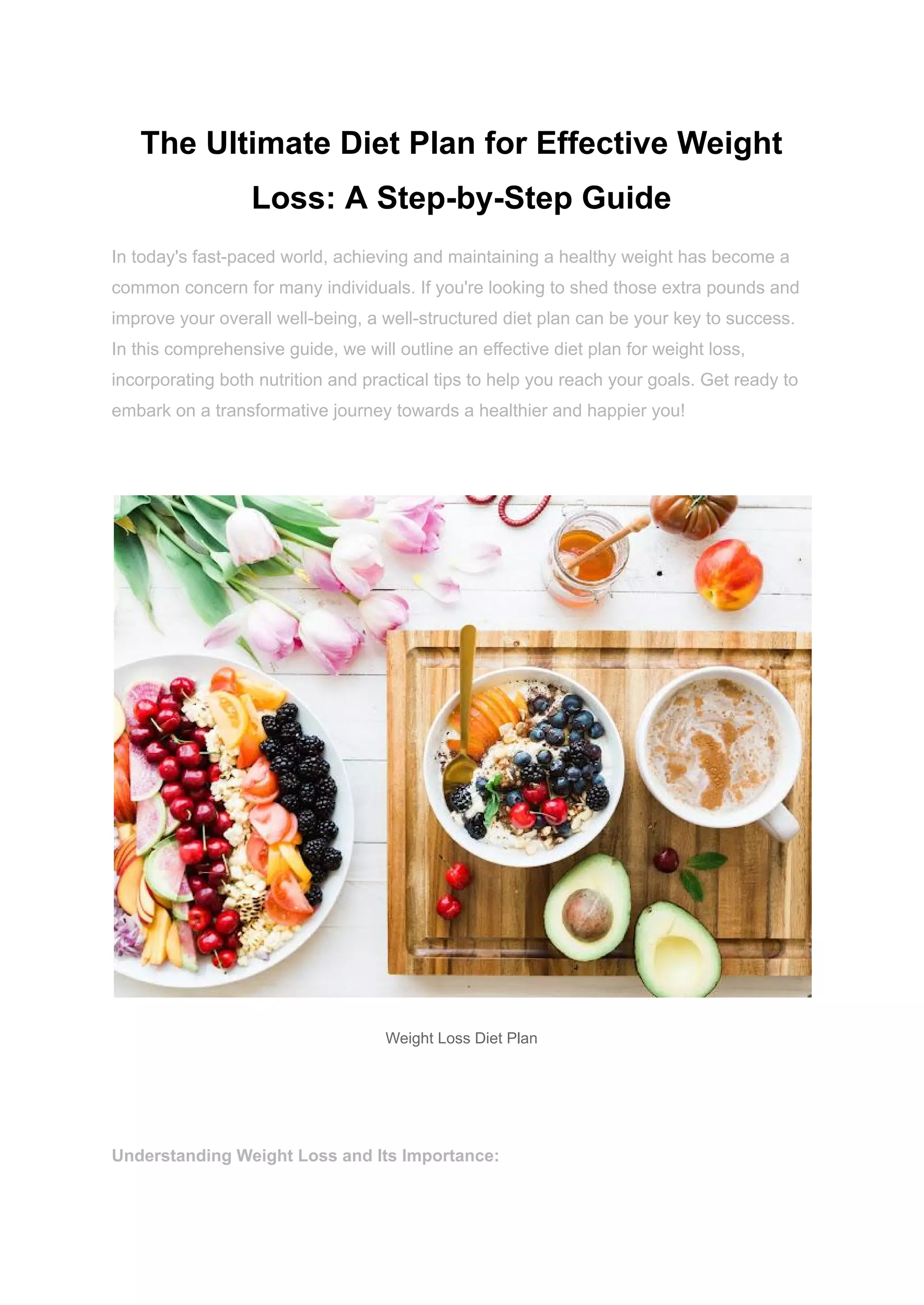 The Ultimate Diet Plan for Effective Weight Loss A Step-by-Step Guide.pdf