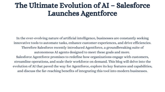 The Ultimate Evolution of AI – Salesforce Launches Agentforce QR Solutions.pdf