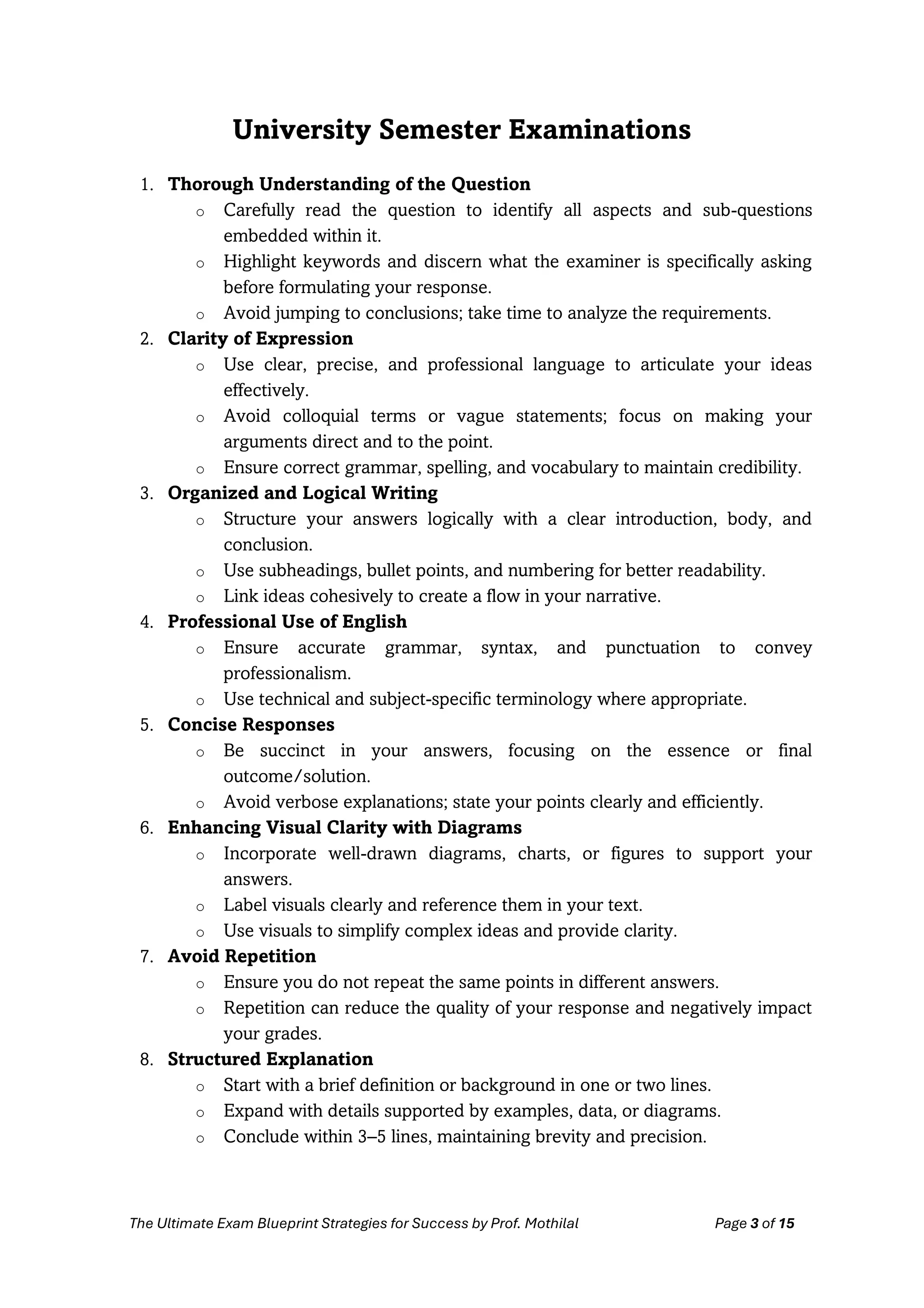 The Ultimate Exam Blueprint Strategies for Success by Prof. Mothilal.pdf