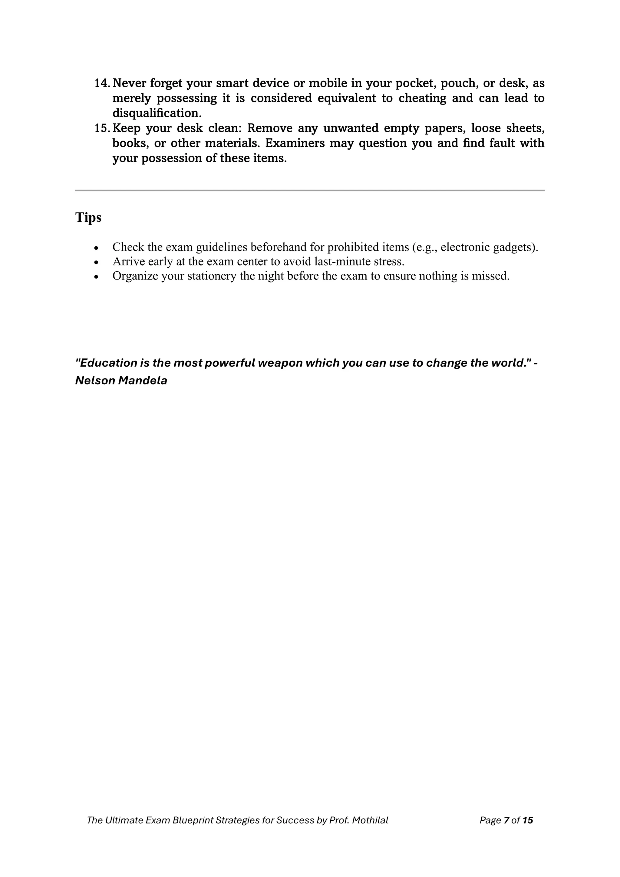 The Ultimate Exam Blueprint Strategies for Success by Prof. Mothilal.pdf