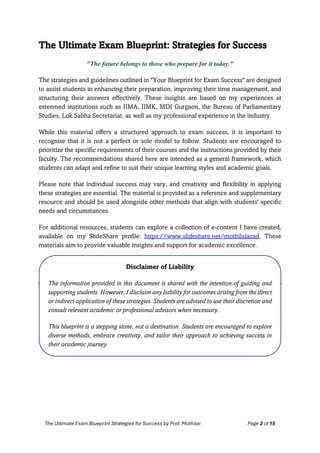 The Ultimate Exam Blueprint Strategies for Success by Prof. Mothilal.pdf