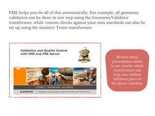 The Ultimate Geospatial Data Validation Checklist | PPTX