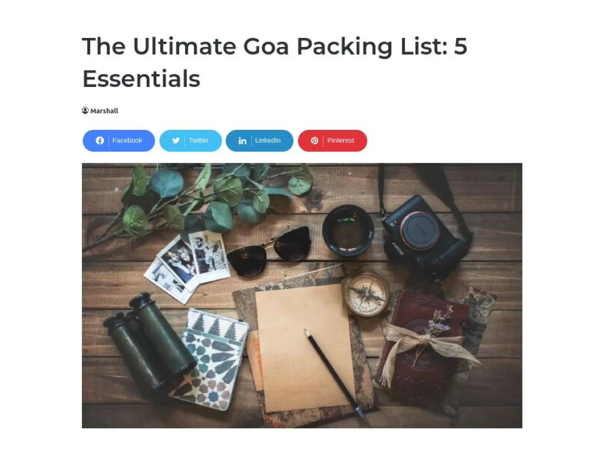 The Ultimate Goa Packing List | PDF