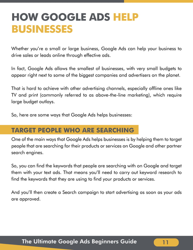 The Ultimate Google Ads Beginners Guide.pdf | Internet for Beginners ...