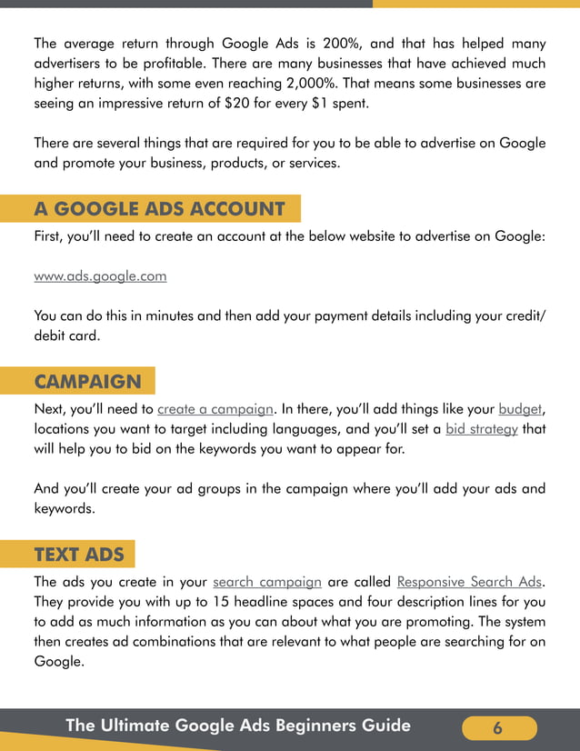 The Ultimate Google Ads Beginners Guide.pdf | Internet for Beginners ...