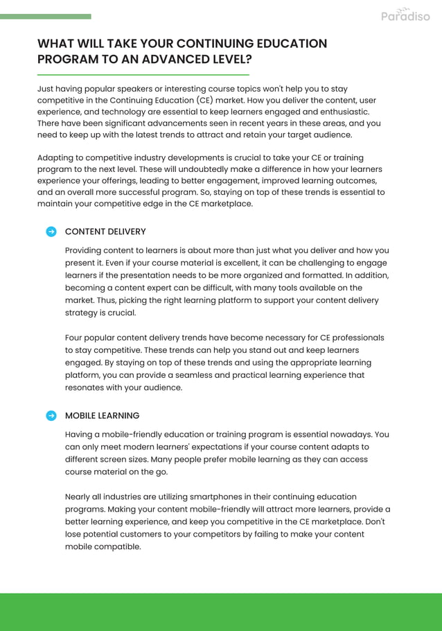 search for the right continuing education LMS ends here! | PDF | Free Download