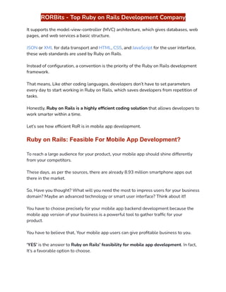 Ruby on Rails Mobile App Development: The Expert's Handbook | PDF