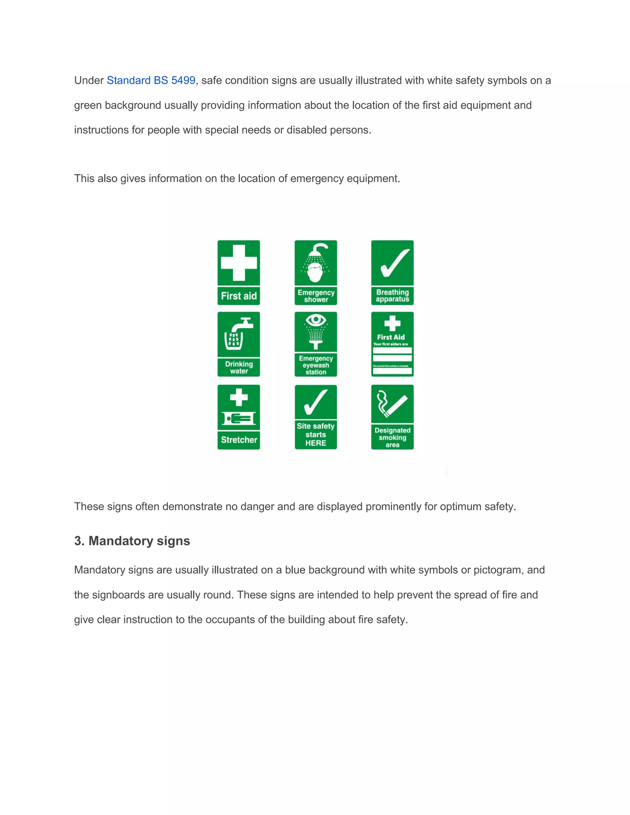 The ultimate guide on fire safety signs | PDF
