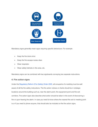 The ultimate guide on fire safety signs | PDF