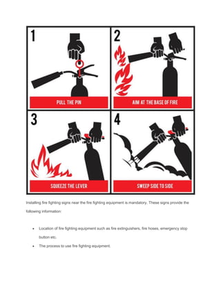The ultimate guide on fire safety signs | PDF