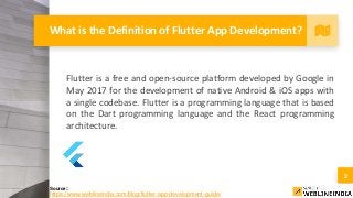 Flutter App Development - A Comprehensive Guide | PPT